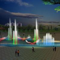 China Custom Music Dancing Fountain with 220V/380V Voltage and 12W LED Lighting for Indoor/Outdoor Installation for sale