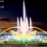 China Custom Music Dancing Fountain with 220V/380V Voltage and 12W LED Lighting for Indoor/Outdoor Installation for sale