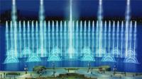 China Outdoor Musical Floating Fountain with 100M Spray Height and 380V Power for Gardens and Lakes for sale