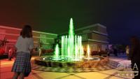 China Custom Music Dancing Fountain with 220V/380V LED Lighting and Stainless Steel 304 Construction for Park Installation for sale