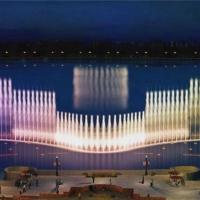 China Floating Music Fountain Controller with 100M High Spray and 380V Power for Lakes and Water Features for sale