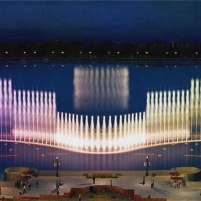 China Floating Music Fountain Controller with 100M High Spray and 380V Power for Lakes and Water Features for sale