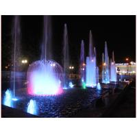 China Entertainment equipment large music water fountains with led waterproof lights for sale