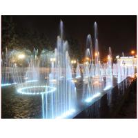 China Entertainment equipment large music water fountains with led waterproof lights for sale