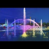 China led light drawing fountain computer controlled nozzle water fountain underwater light fountains for sale