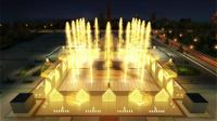 China Seafountain DMX control multimedia music pond pump fountain for sale
