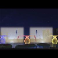 China Park fountain music fountain with laser light for sale