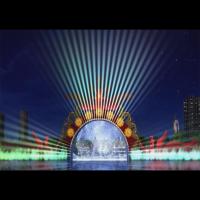 China Park fountain music fountain with laser light for sale