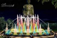 China Garden decoration round music dancing fountain for sale
