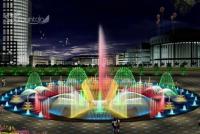 China Garden decoration round music dancing fountain for sale