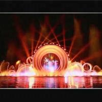 China Floating Garden Musical Fountain High Spray Hotel Signal Control for sale