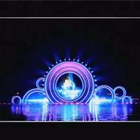 China Floating Garden Musical Fountain High Spray Hotel Signal Control for sale