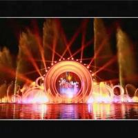 China Floating Garden Musical Fountain High Spray Hotel Signal Control for sale