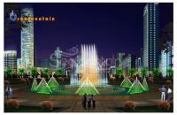 China Changeable Lamps Musical Floating Fountain Stainless Outdoor for sale