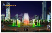 China Changeable Lamps Musical Floating Fountain Stainless Outdoor for sale