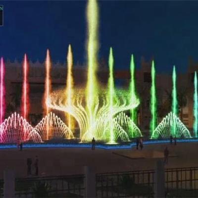 China Moroccan color changing dancing water dragon fountain for sale