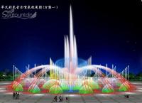 China Commercial celebrate combination type fountain for sale