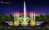 China Dancing water fountain for sale