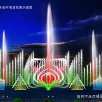 China Color changing music fountain lake floating water pond pump fountain for sale