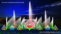 China Color changing music fountain lake floating water pond pump fountain for sale