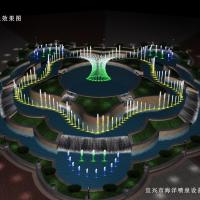 China Designs of art display color changing water fountains for sale
