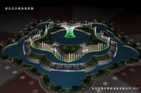 China Designs of art display color changing water fountains for sale