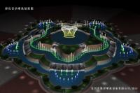 China Designs of art display color changing water fountains for sale