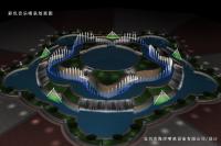 China Designs of art display color changing water fountains for sale