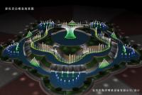 China Designs of art display color changing water fountains for sale