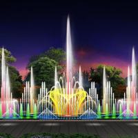 China wonderful modern multimedia colorful chinese fountain design for sale