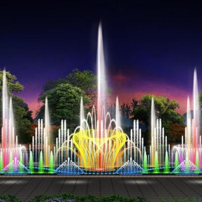 China wonderful modern multimedia colorful chinese fountain design for sale