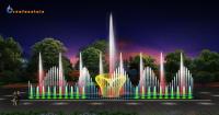 China wonderful modern multimedia colorful chinese fountain design for sale