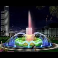 China Religious garden multimedia floating fountain for sale