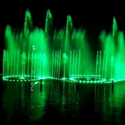 China morden stainless steel music dancing fountain water fountain water laser projector show for sale