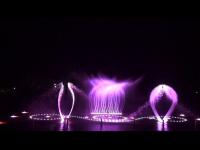 China morden stainless steel music dancing fountain water fountain water laser projector show for sale