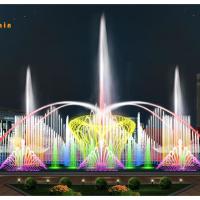 China Producer custom made music water fountain for sale