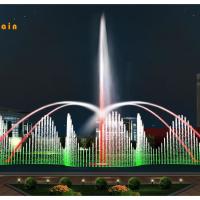 China Producer custom made music water fountain for sale