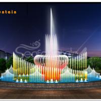 China Factory custom made nice-looking music dancing fountain for sale
