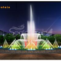 China Factory custom made nice-looking music dancing fountain for sale
