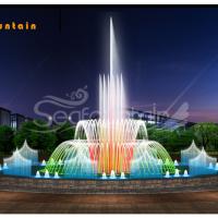 China Factory custom made nice-looking music dancing fountain for sale