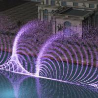 China Urban construction color changing water fountain for sale