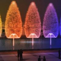 China Urban construction color changing water fountain for sale