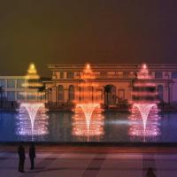 China Urban construction color changing water fountain for sale