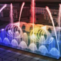 China Urban construction color changing water fountain for sale