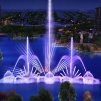 China Outdoor amusement place fountain LED light decorative for sale