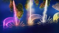 China Outdoor amusement place fountain LED light decorative for sale
