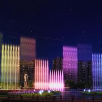 China Waterscape music stainless fountain with dancing show for sale
