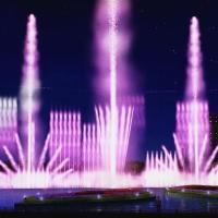 China Waterscape music stainless fountain with dancing show for sale