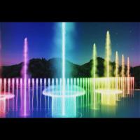 China dancing water fountain synchronized with rhythm for sale