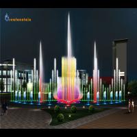 China music dancing running marble dry fountain for sale